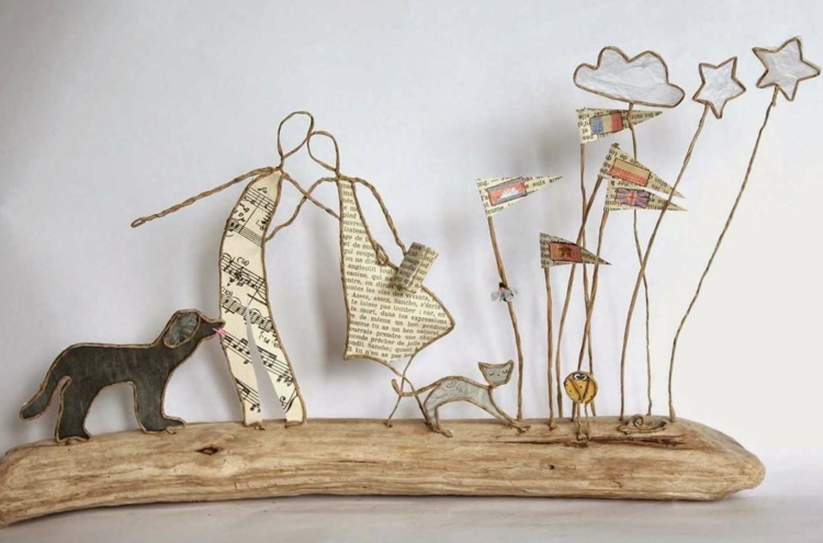 Craft figures with paper and wire for any decoration occasion with this ...