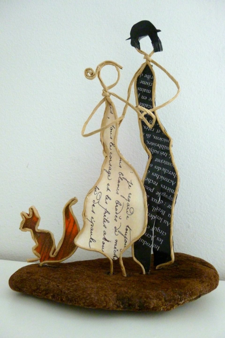 Craft figures with paper and wire for any decoration occasion with this ...