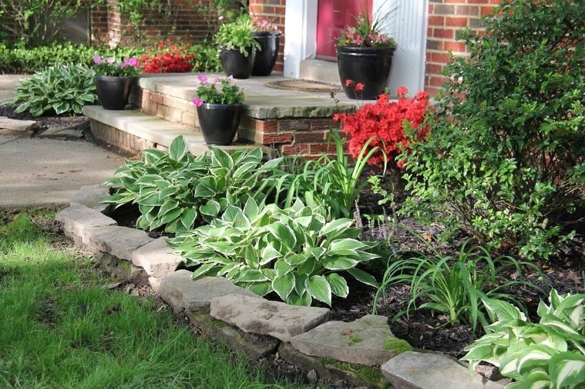 Amazing ideas with DIY flower beds made of stones | My desired home