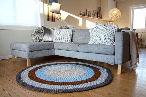 DIY knitted round rugs: +52 gorgeous models for your home | My desired home