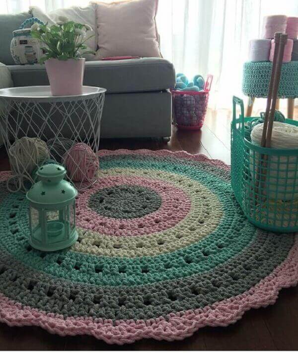 DIY knitted round rugs: +52 gorgeous models for your home | My desired home