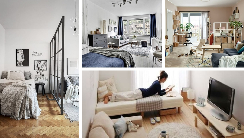 Small space deco: Bed in the living room | My desired home