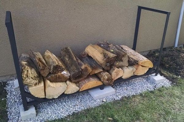 The most beautiful and creative ideas for firewood holders | My desired ...