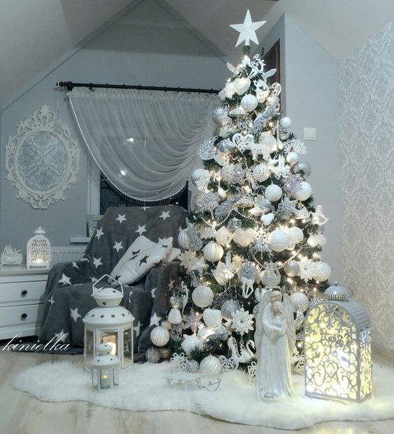 White Christmas Decor: 48 great ideas for snowy Christmas at home | My ...