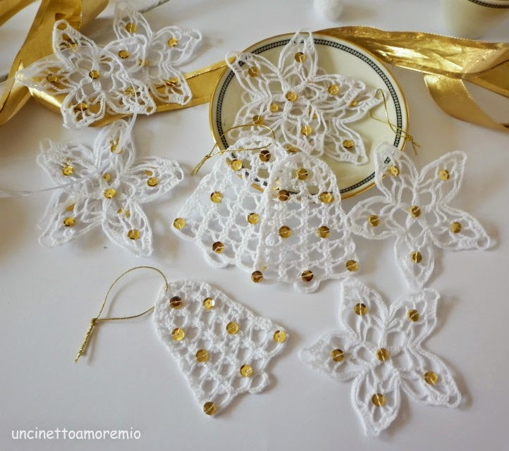 DIY Christmas ornaments from lace for a nostalgic touch to your home ...