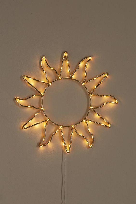 How to make DIY wire lights wall decorations | My desired home