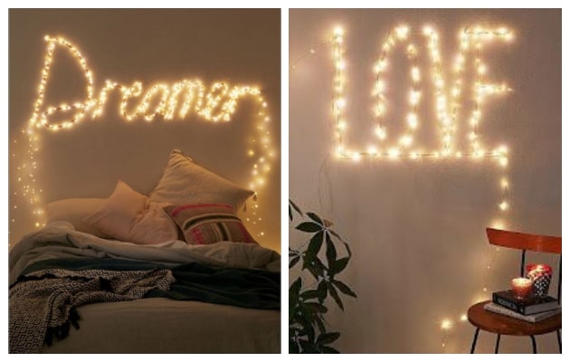 How to make DIY wire lights wall decorations | My desired home