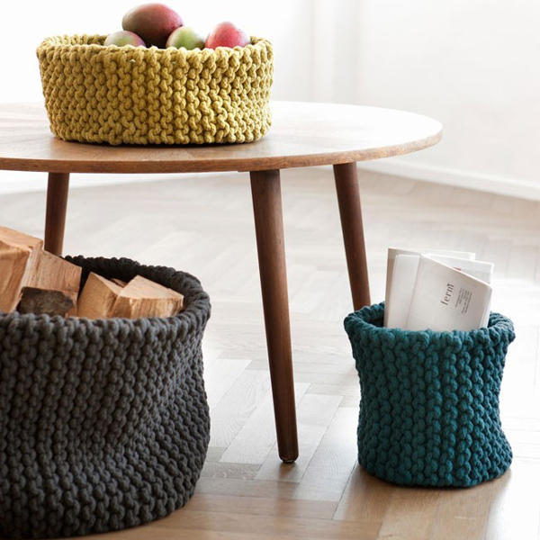 Scandinavian winter trend: knitted textures for home decoration | My ...
