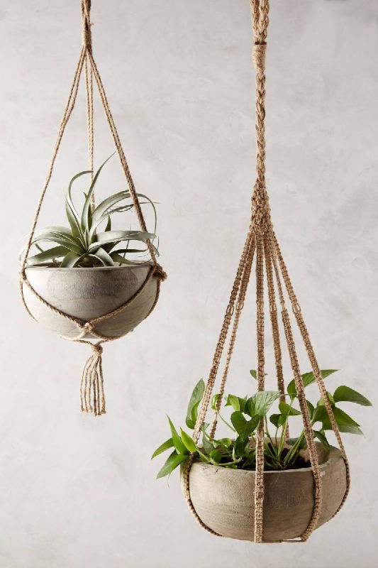 Unbelievable DIY rope planters for your home and garden | My desired home