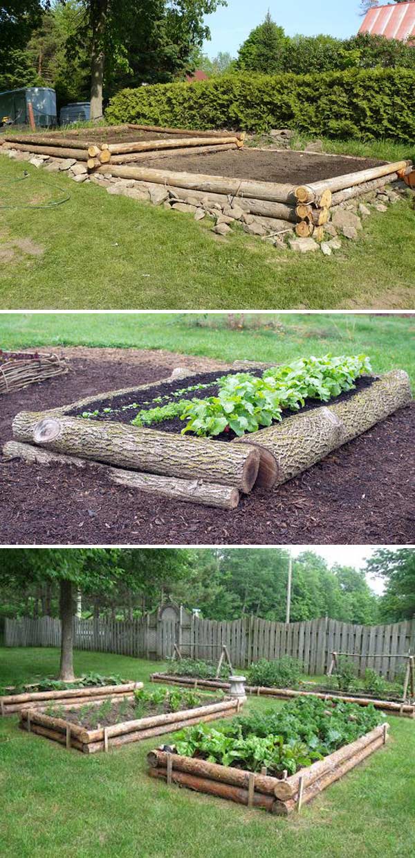25 Great Ideas With Tree Trunks That Will Originaly Upgrade Your Garden ...