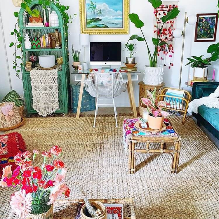 Amazing ideas with colorful living rooms in boho style | My desired home