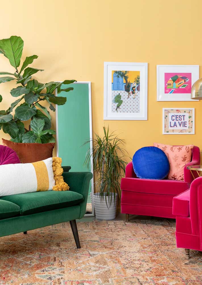 Perfect yellow room ideas: how to decorate, combinations and 30 ...