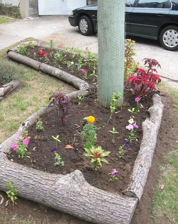 Great DIY ideas for your garden made from tree logs | My desired home