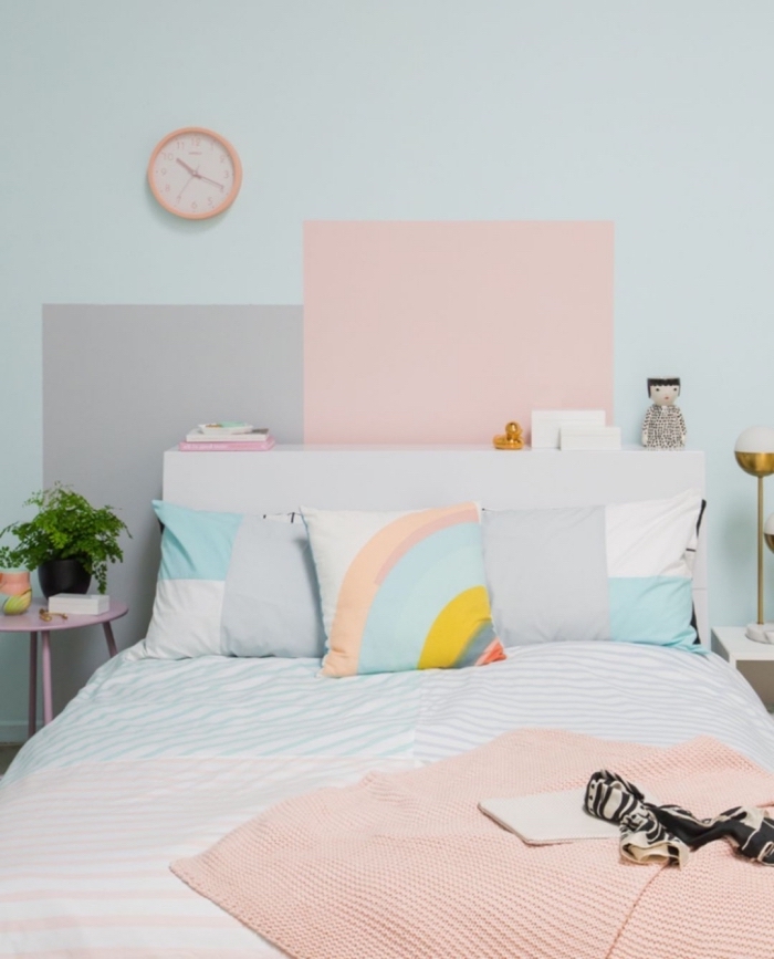 DIY Painted headboard: a top decorating idea to easily change the mood ...