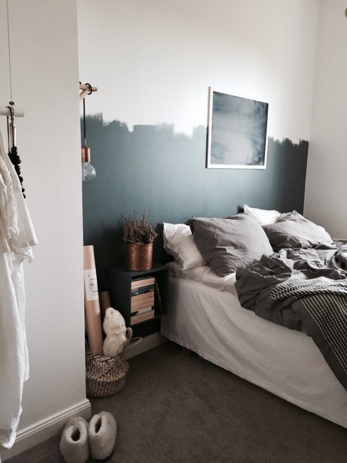 DIY Painted headboard: a top decorating idea to easily change the mood ...