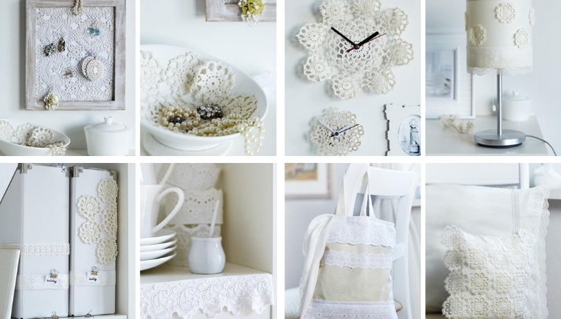 Elegant DIY decorating ideas with lace for inspiration | My desired home