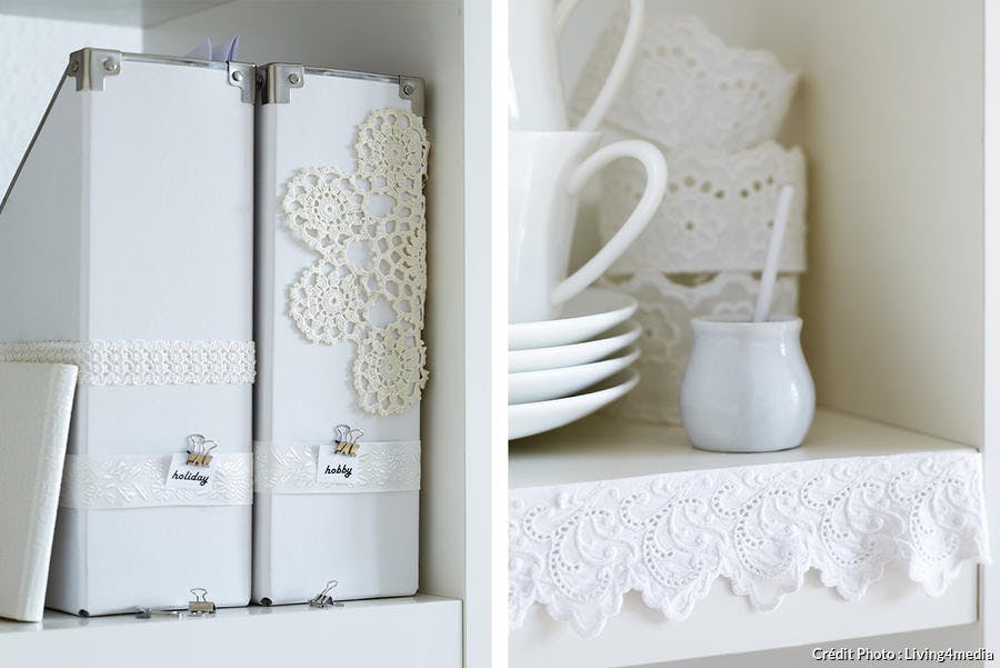 Elegant DIY decorating ideas with lace for inspiration | My desired home