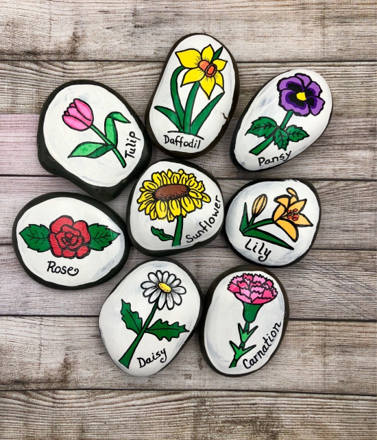 DIY stone painting - can reduce stress and decorate your home and ...