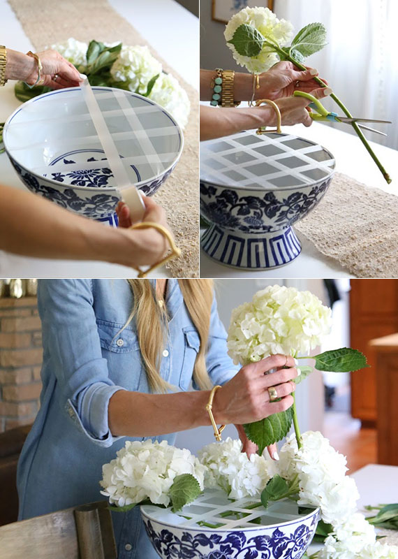 How to make an elegant and romantic floral table decoration with ...