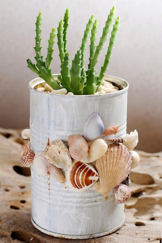 Summer DIY decoration with seashells - bring a holiday sense in your ...