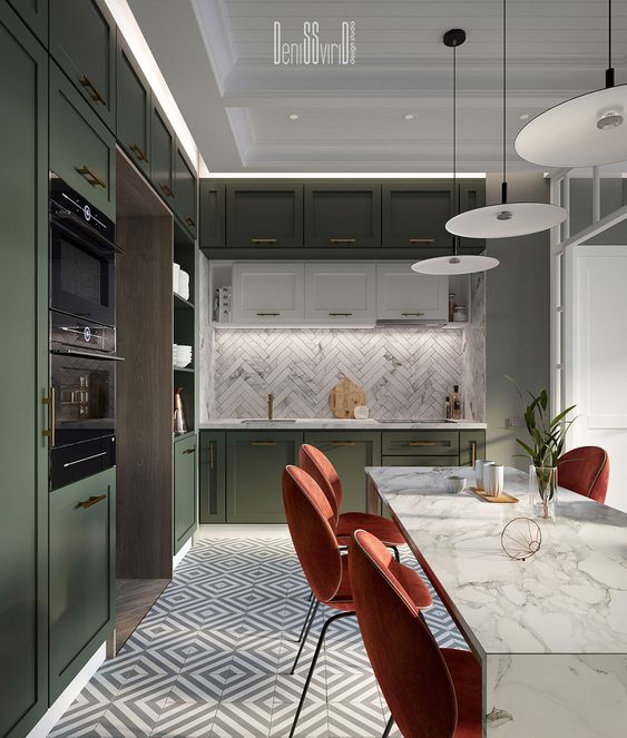 Dream kitchen: 32 examples of modern design | My desired home