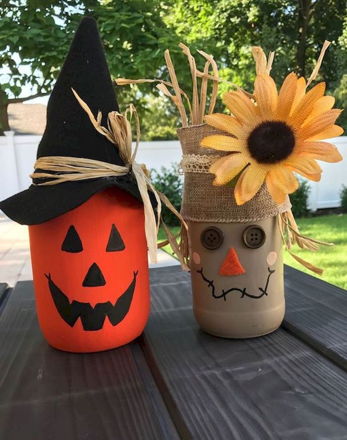 Fresh dose with recycling DIY outdoor Halloween decoration ideas | My ...