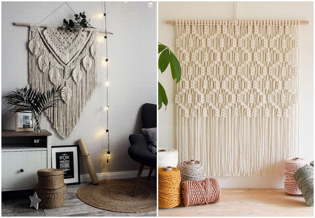Excellent DIY wall decorations with Macrame | My desired home