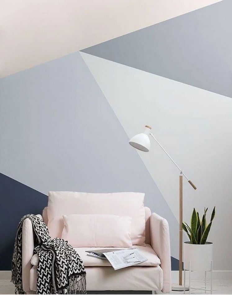 Geometric wall ideas: 32 inspirations to decorate your home | My ...