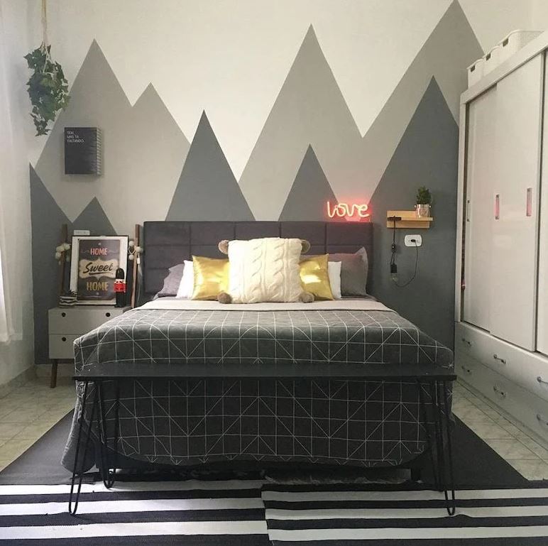 Geometric wall ideas: 32 inspirations to decorate your home | My ...