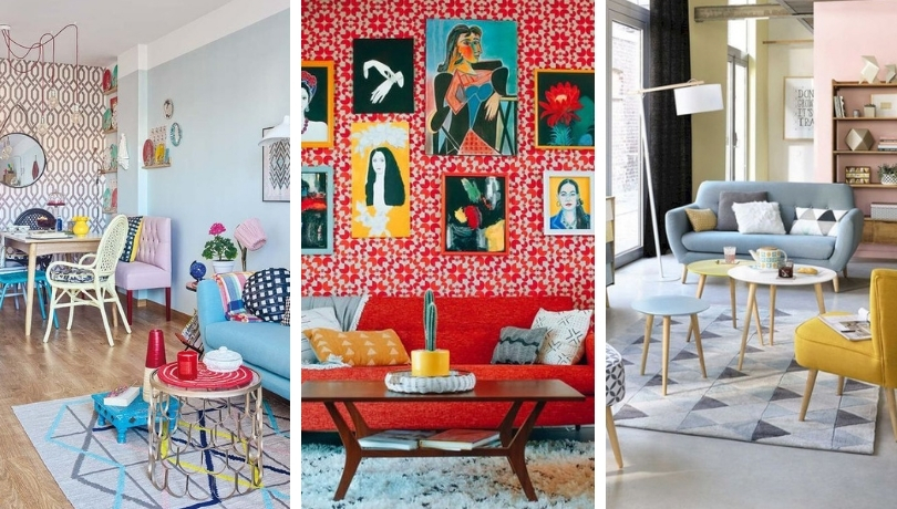 Retro decoration: 50+ amazing Ideas to decorate your living room and ...