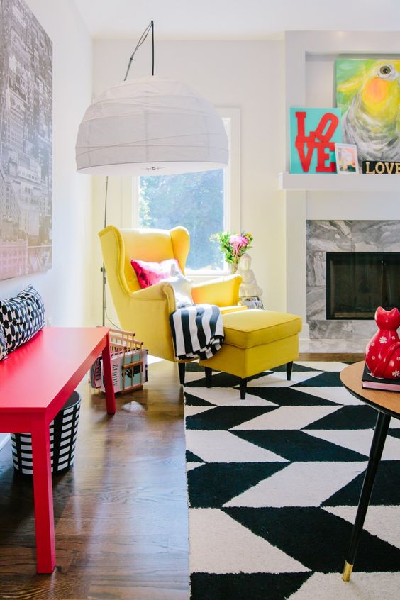 Retro decoration: 50+ amazing Ideas to decorate your living room and ...