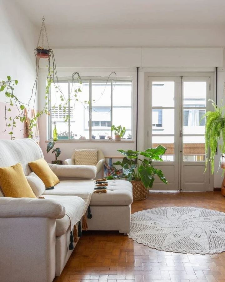 26 Inspirational ideas for a round rug in the decoration of your living ...