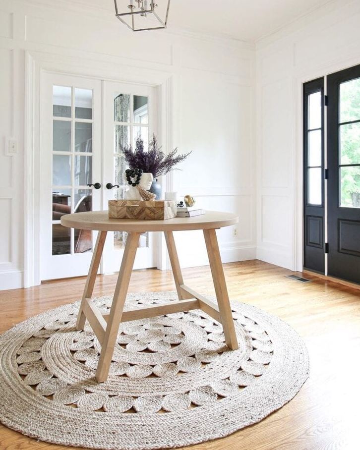 26 Inspirational ideas for a round rug in the decoration of your living ...