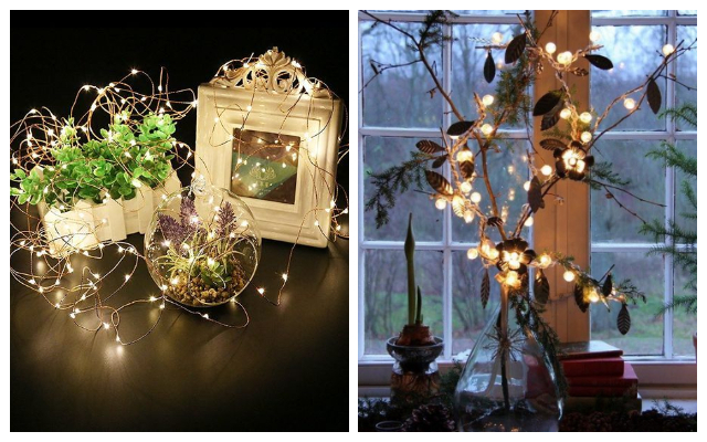 Christmas decoration ideas with battery lights | My desired home