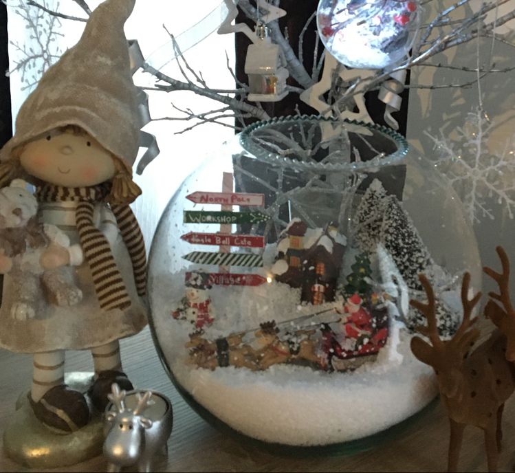 25+ Christmas decorations in glass bowls that will enjoy | My desired home