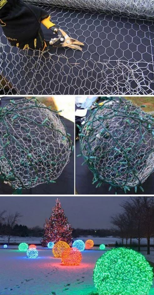 40+ Fantastic DIY decoration ideas for Christmas with lights | My ...