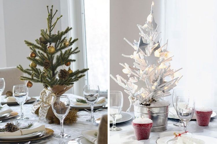 DIY Tabletop fir trees ideas for an amazing Christmas decoration | My ...