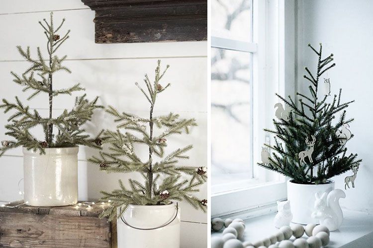 DIY Tabletop fir trees ideas for an amazing Christmas decoration | My ...