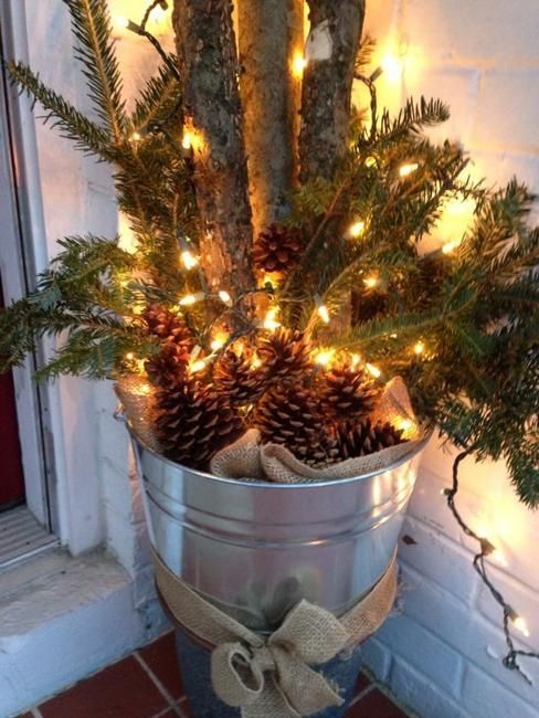 Just a few LED lights and some natural materials and you can create the ...