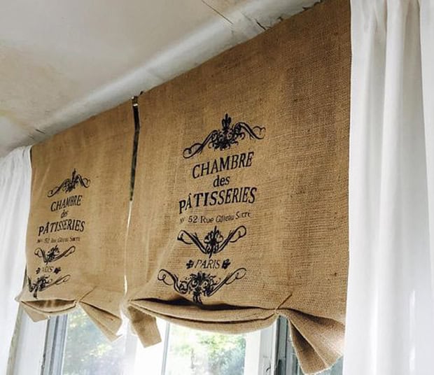 Beautiful rustic decoration from old burlap sacks | My desired home