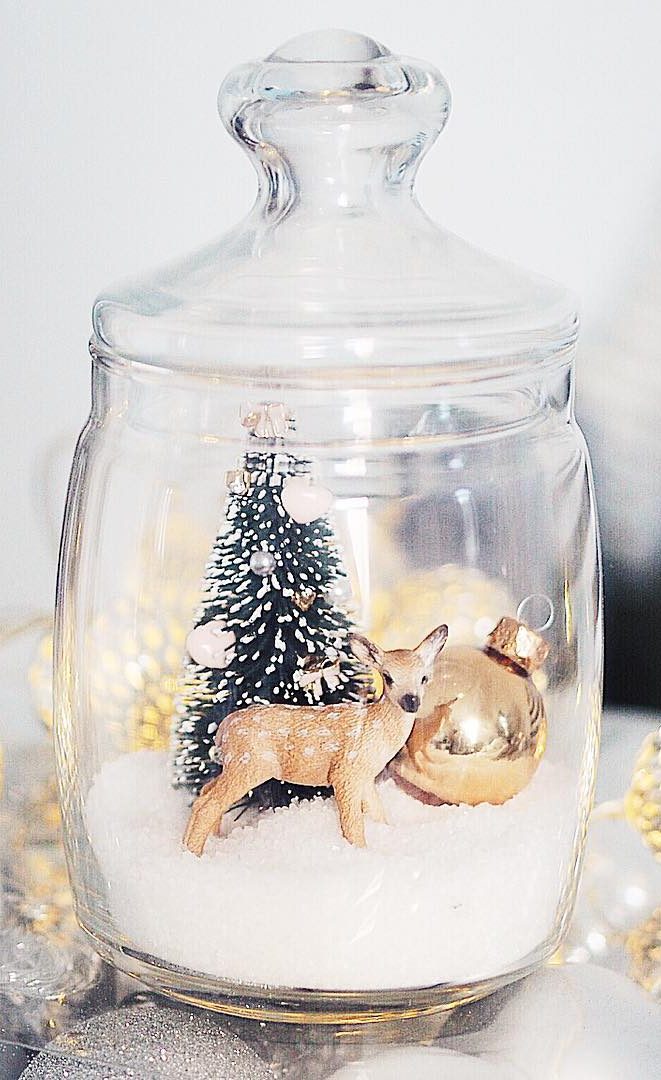 38 Great DIY ideas with jars for the Christmas decoration of your home ...