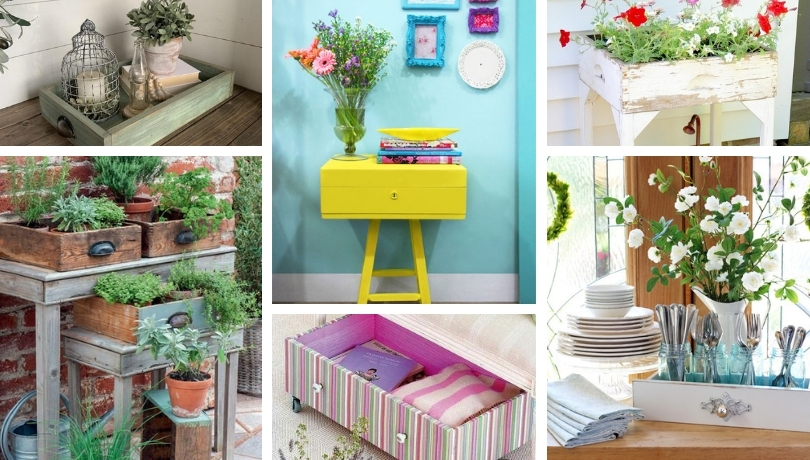 40 Incredible DIY Ways to Reuse Old Drawers in Your Home Decor | My ...