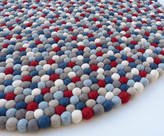 Unusual and impressive DIY wool ball rugs | My desired home