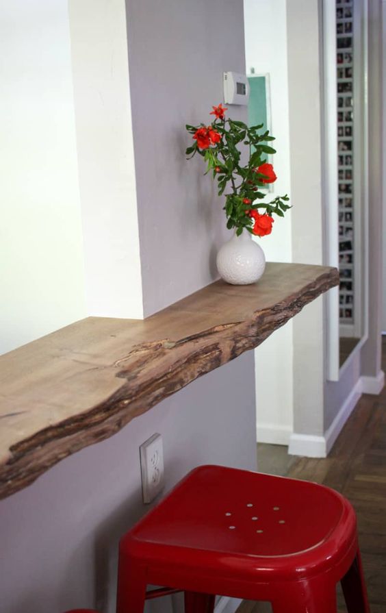 How to create rustic furniture with old wood living edge: 32 beautiful ...