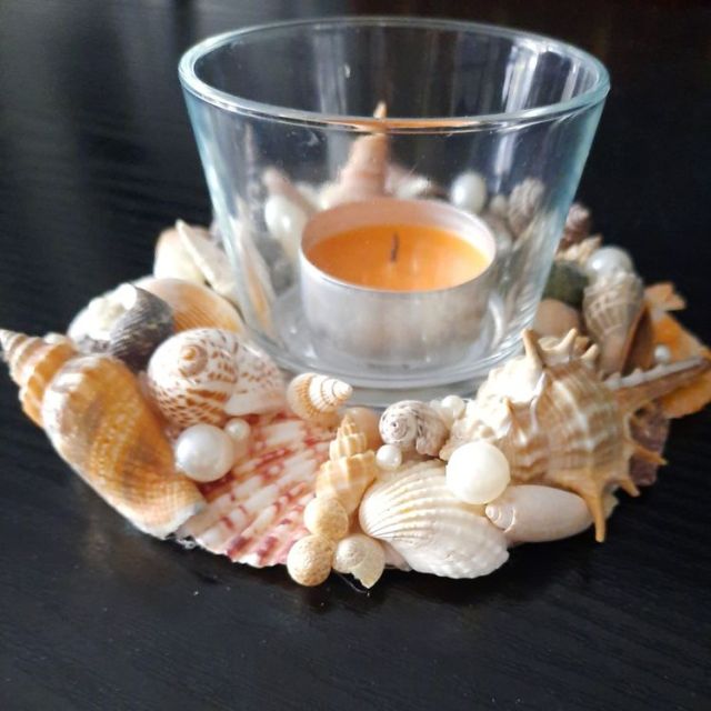 Great ideas for DIY candle decoration inspired by sea and beach | My ...