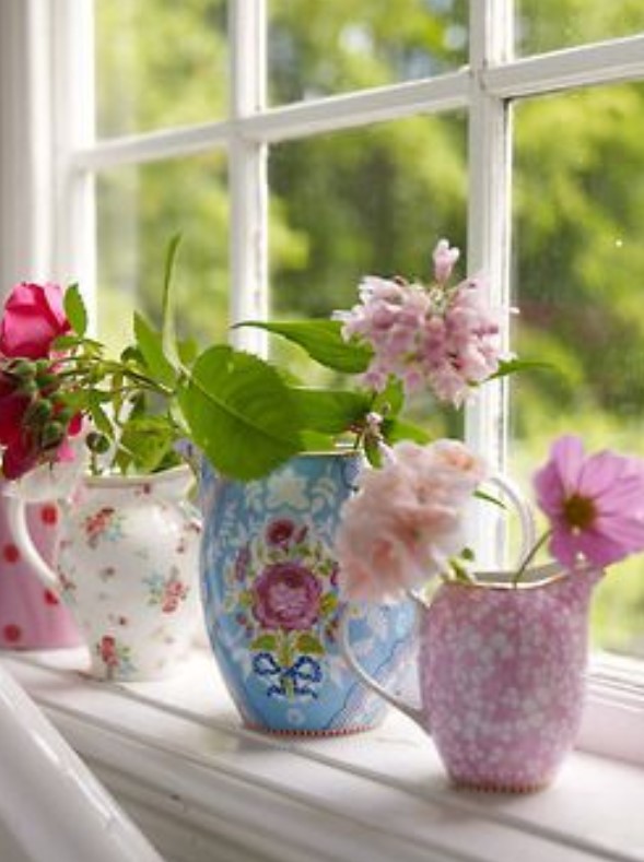 25+ Beautiful spring decoration ideas for your windowsill | My desired home