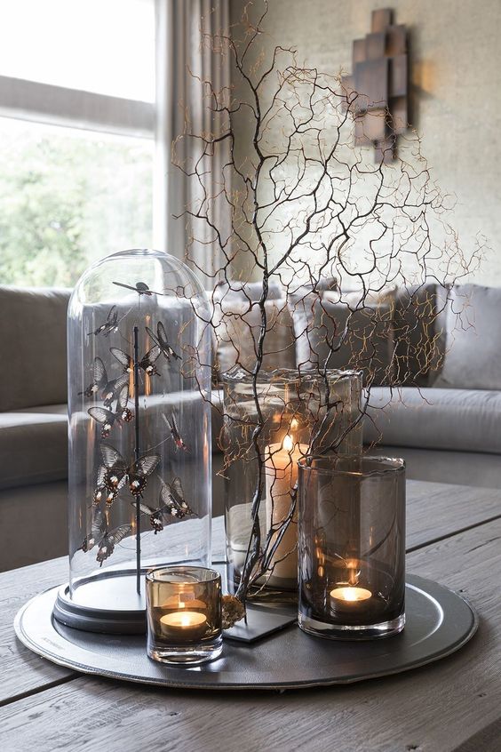 Beautiful spring decorations for your home with glass jars and vases ...