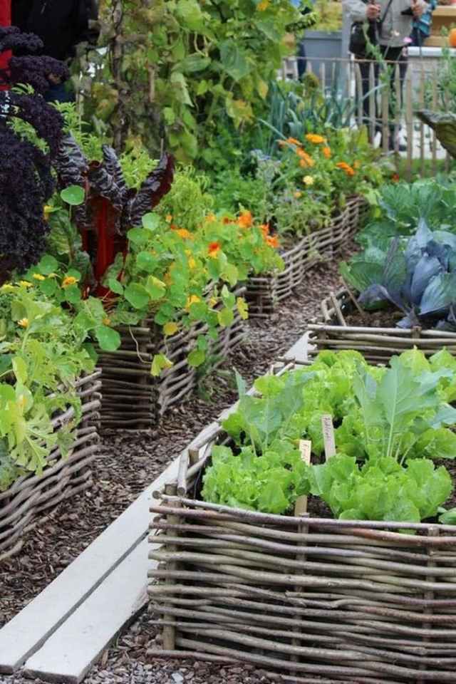 44 Beautiful DIY Woven Wattle inspirations for garden decorations ...