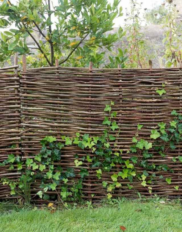 44 Beautiful DIY Woven Wattle inspirations for garden decorations ...