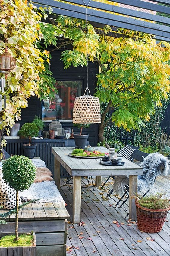 Patio, a relaxing space decorated with beautiful Scandinavian touches ...